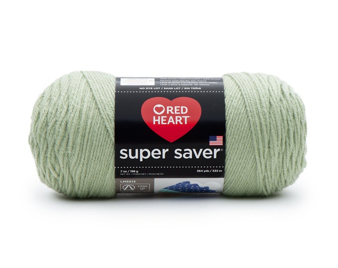 Red Heart Yarn in Shades of Green, Red Heart Super Saver in Green Tones ...