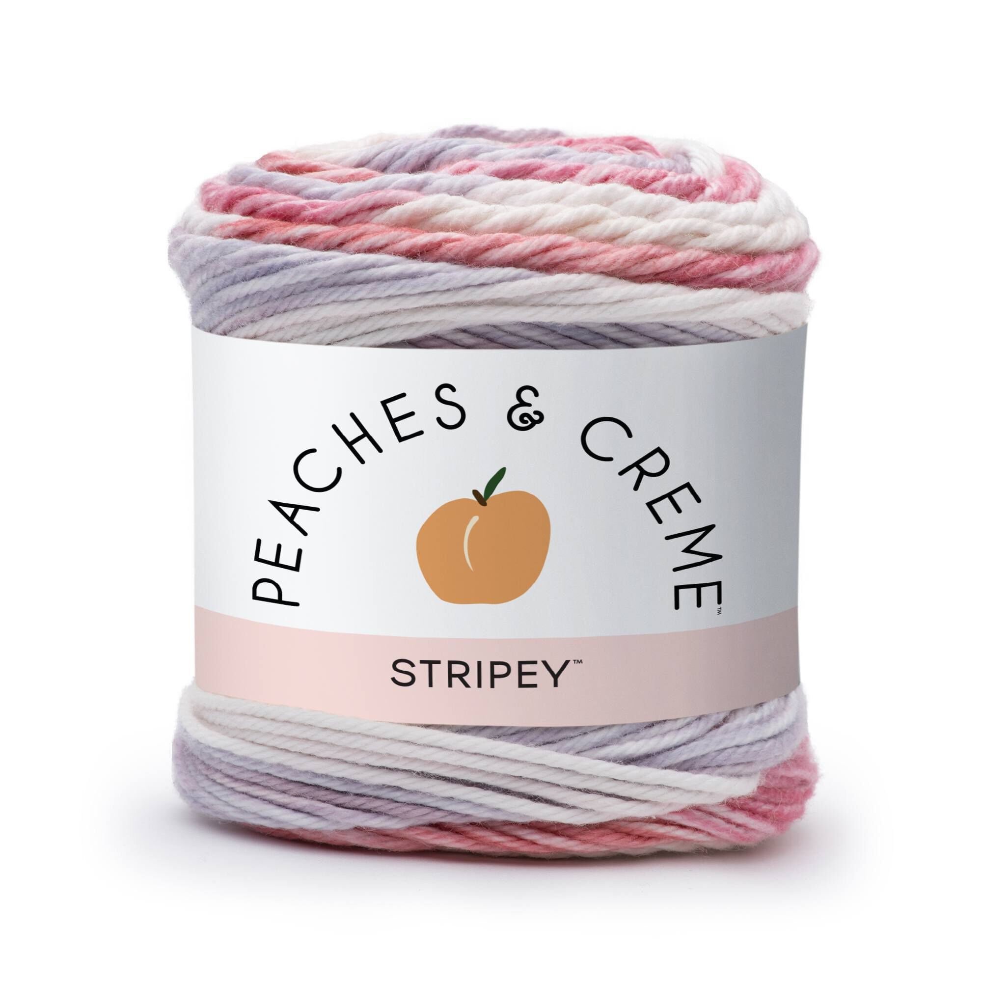 Peaches and Cream Cotton Yarn in Beach House Color, Variegated Pink and ...