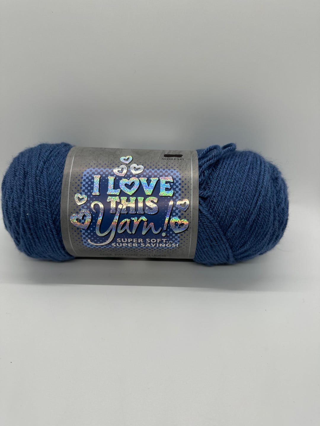 I Love This Yarn, Dark Country Blue Acrylic Yarn: 7oz, 355 Yards - Etsy