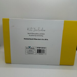 Riley Blake Bench Pillow of the Month April, Spring Fling 2023 by Amy ...