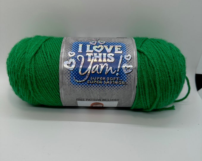 Red Heart Yarn in Shades of Green, Red Heart Super Saver in Green Tones ...