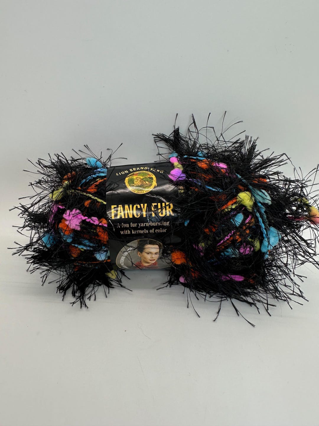 Lion Brand Fancy Fur Yarn: Electric Slide Black Eyelash Yarn - Etsy