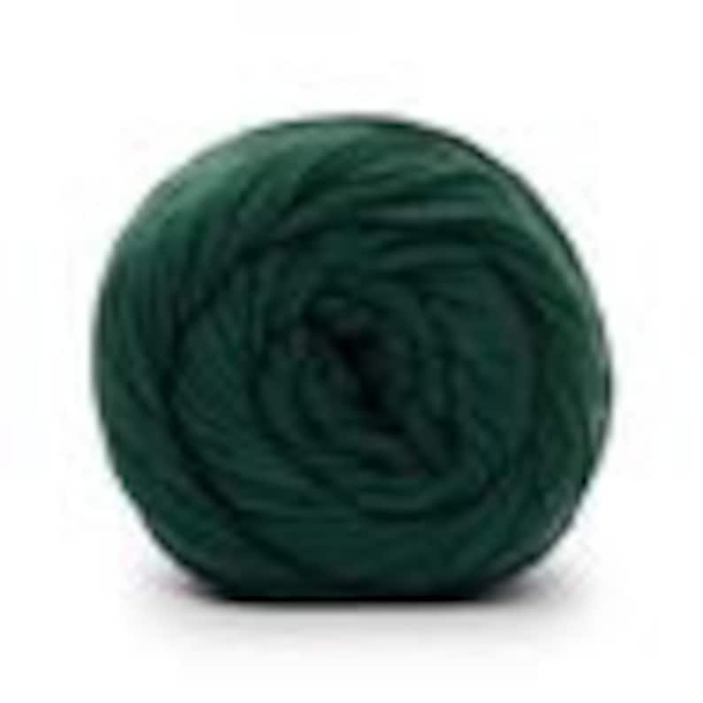 Peaches and Cream in Forest Green Cotton Yarn | Etsy