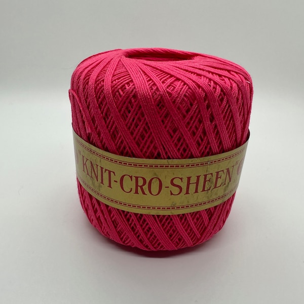 Hot Pink Yarn - Etsy
