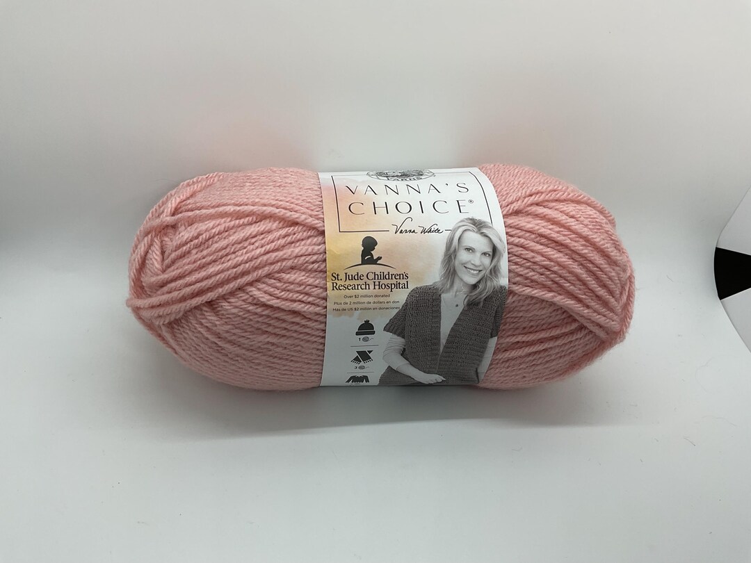 Vanna's Choice Yarn From Lion Brand Yarn in Pink Color. Vanna's Choice ...