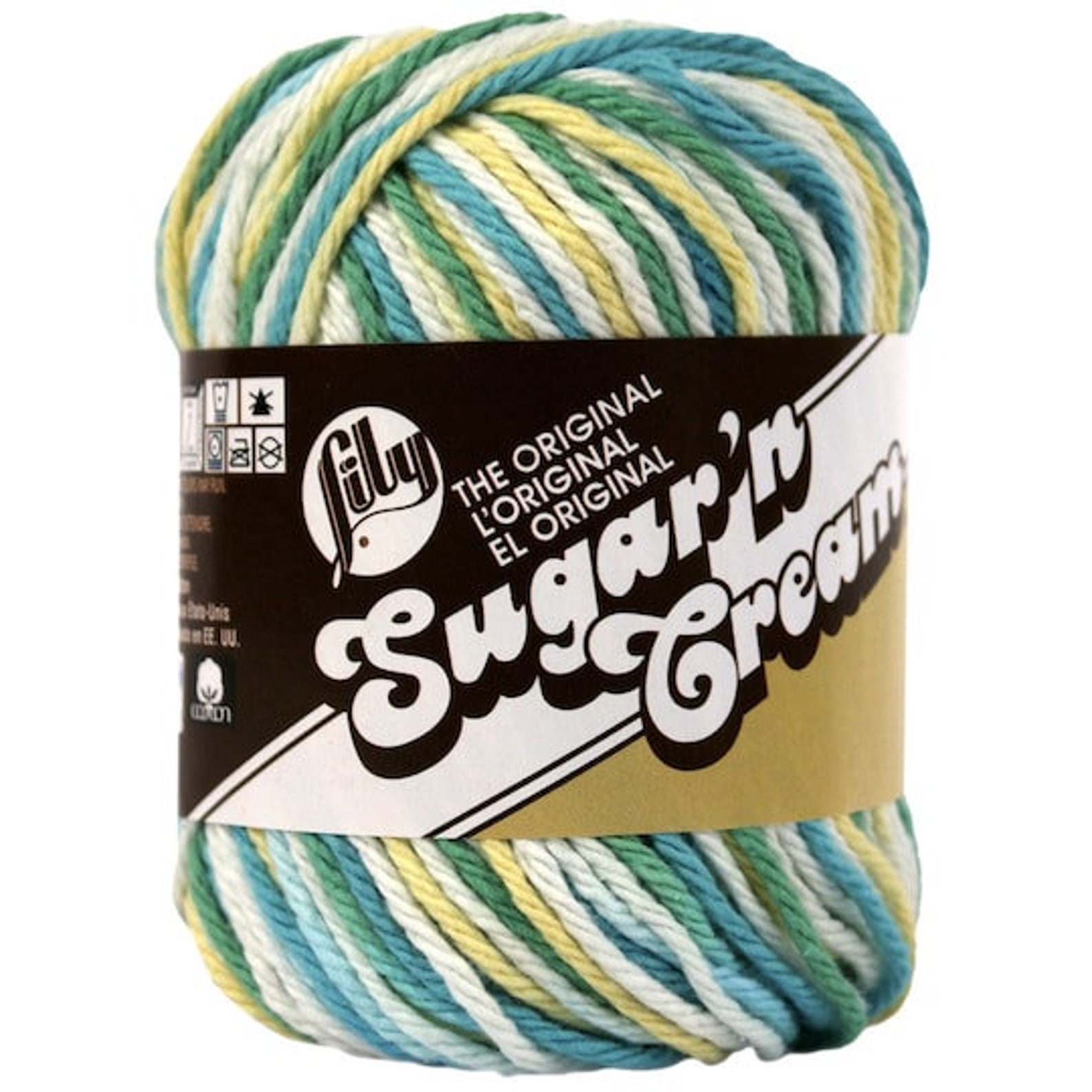 Sugar and Cream Cotton Yarn in Mod Ombre Color Variegated | Etsy