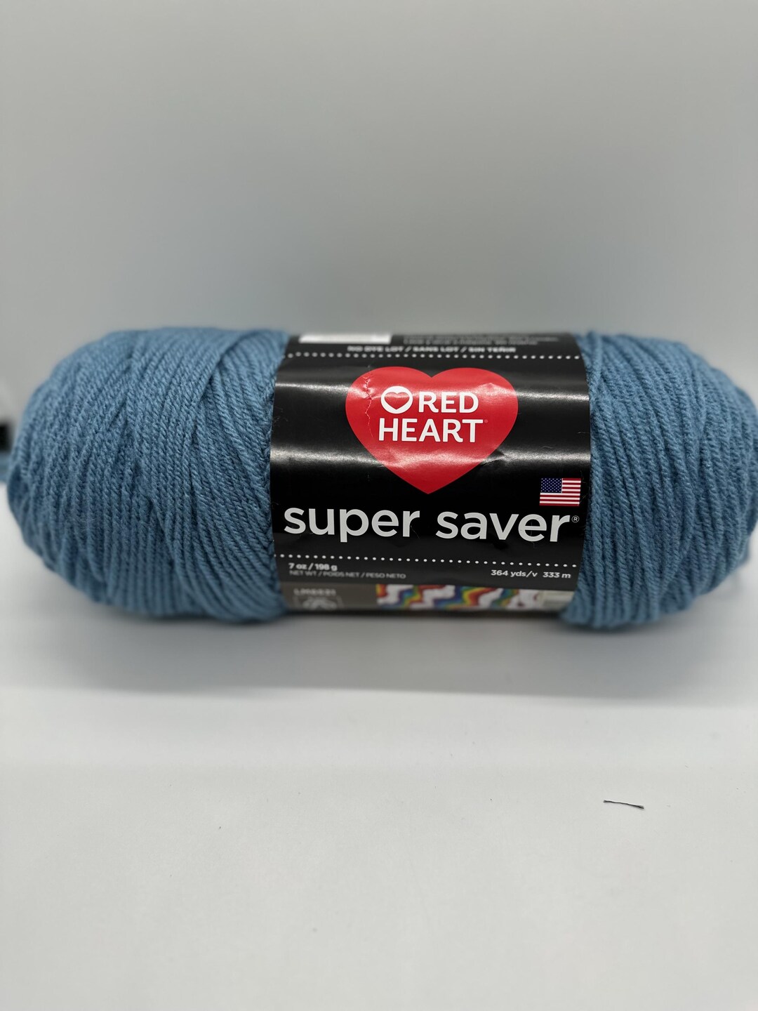Red Heart Yarn in Country Blue Color, Blue Acrylic Yarn. - Etsy