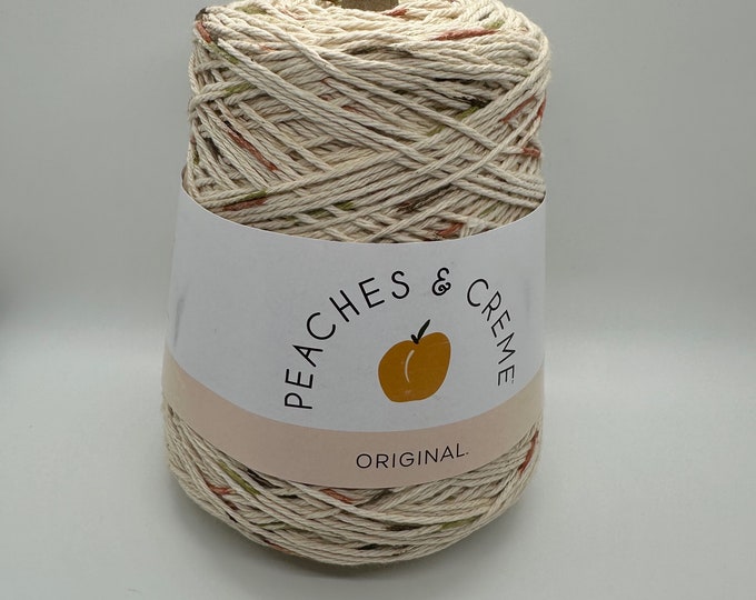 Peaches and Cream Cotton Yarn Cone, in Oasis Color, Shades of Beige ...