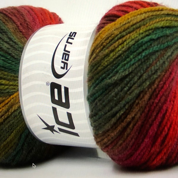 Yellow Variegated Yarn - Etsy