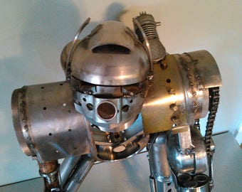Metal robot | Etsy