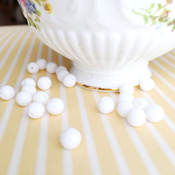 Coral Sponge Beads White Coral Bead Aromatherapy Bead | Etsy