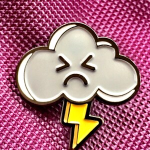 Lightning Revolt Enamel Pin - Etsy