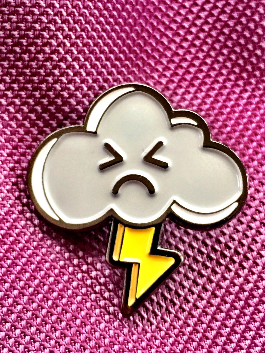 Lightning Revolt Enamel Pin - Etsy