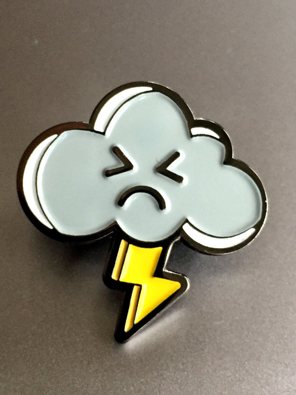Lightning Revolt Enamel Pin - Etsy