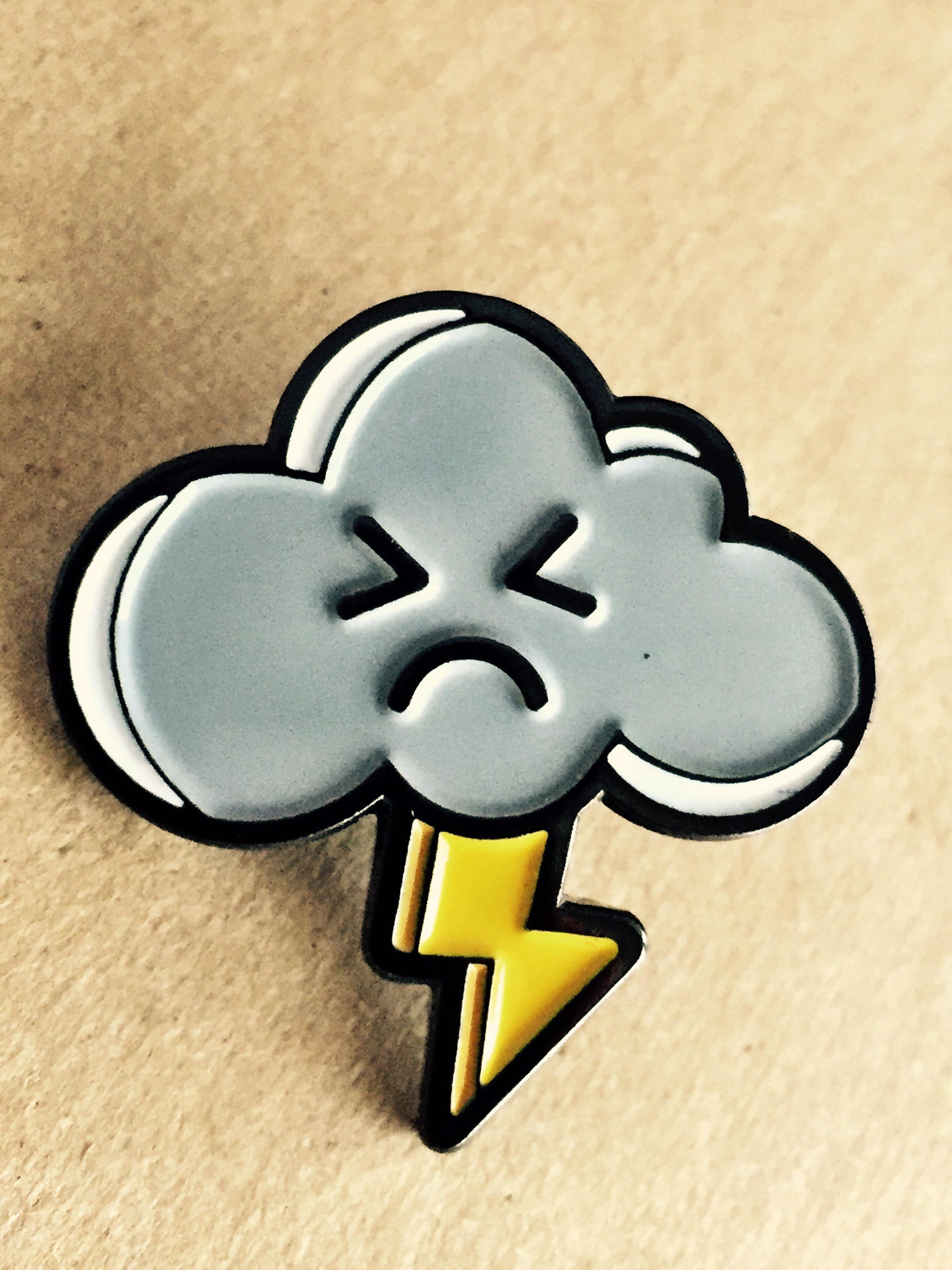 Lightning Revolt Enamel Pin - Etsy