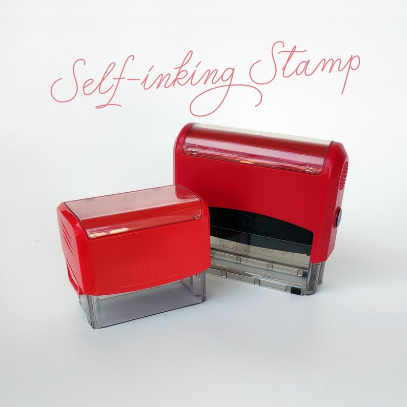 Address Stamp Return Address Stamp Custom Stamp Self Inking - Etsy