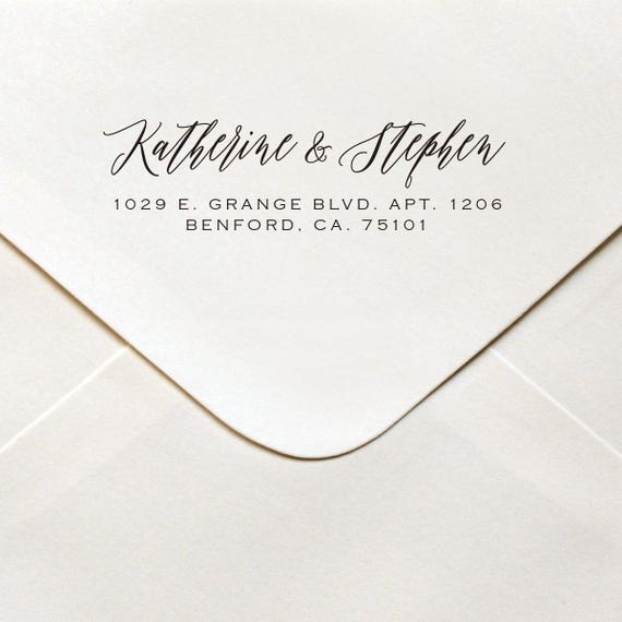 Self Inking Address Stamp Personalized Address Stamp Custom | Etsy