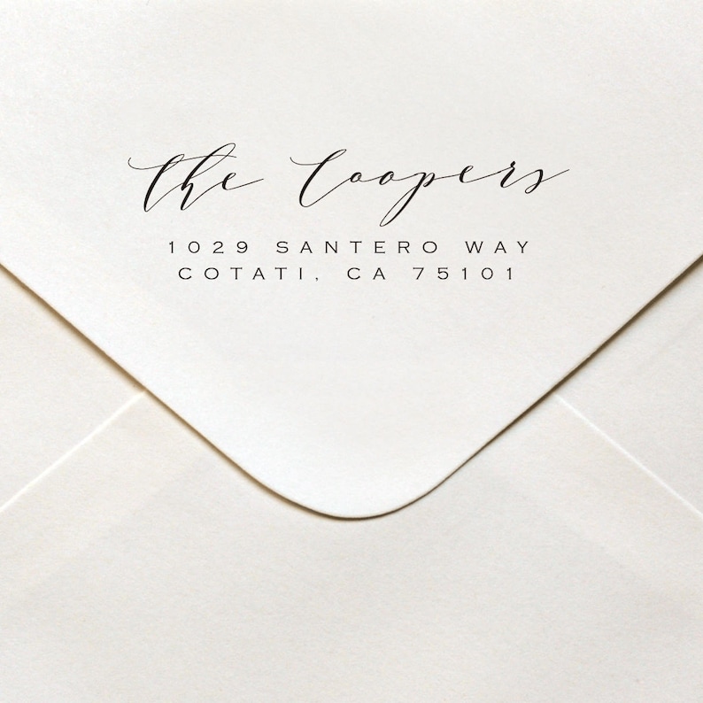 Address Stamp Return Address Stamp Custom Stamp Self Inking | Etsy