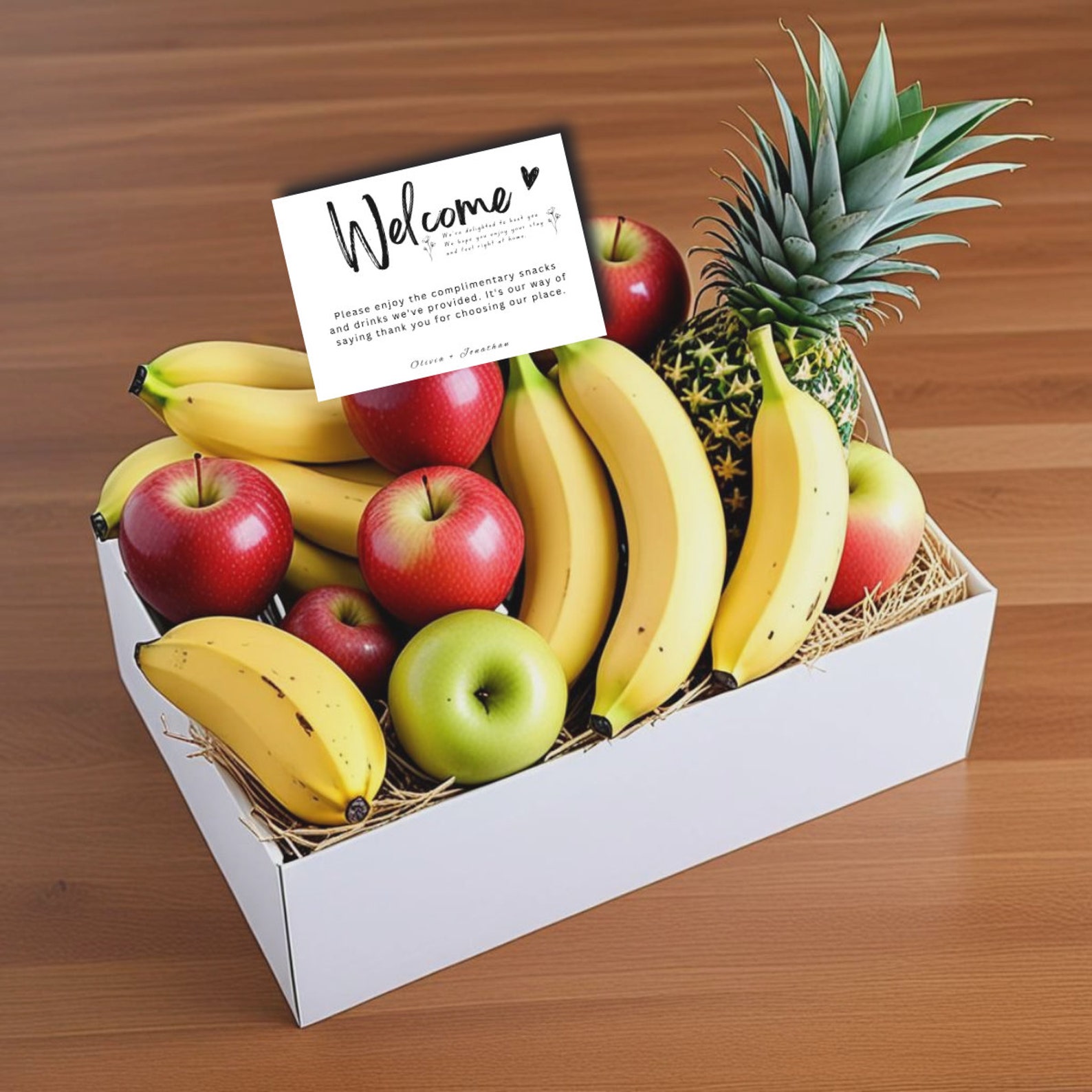 Airbnb Welcome Basket Card | Printable Guest Welcome Card ...