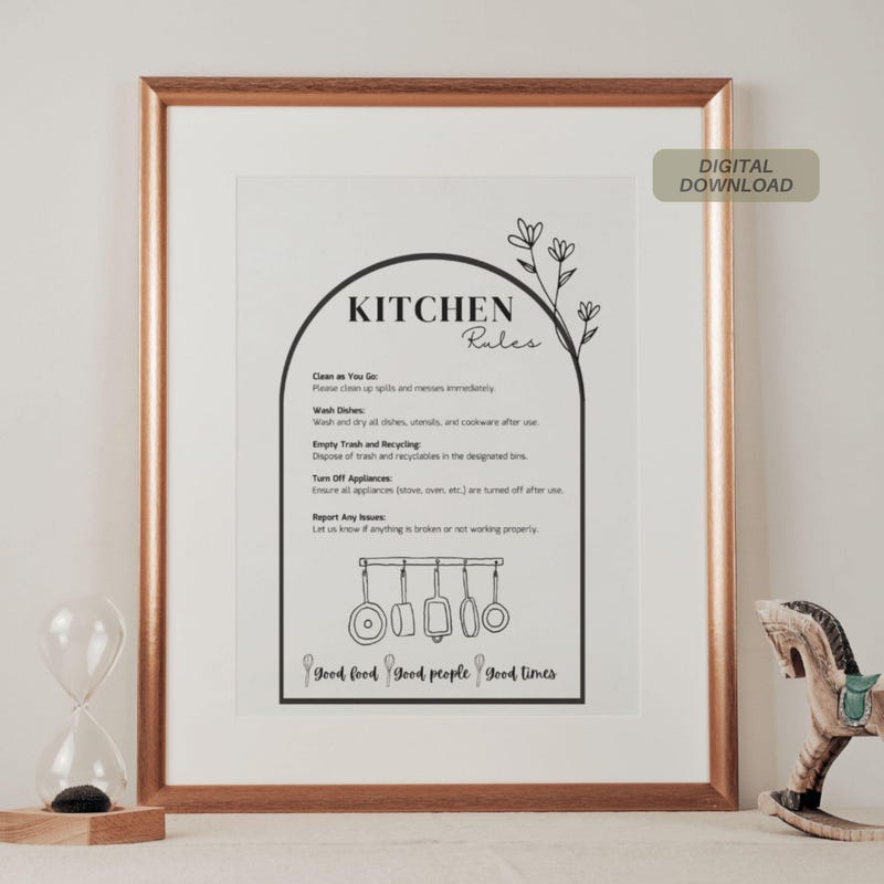 Kitchen Rules - Etsy