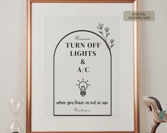 Editable House Rules Airbnb Sign Canva Template | Printable Airbnb ...
