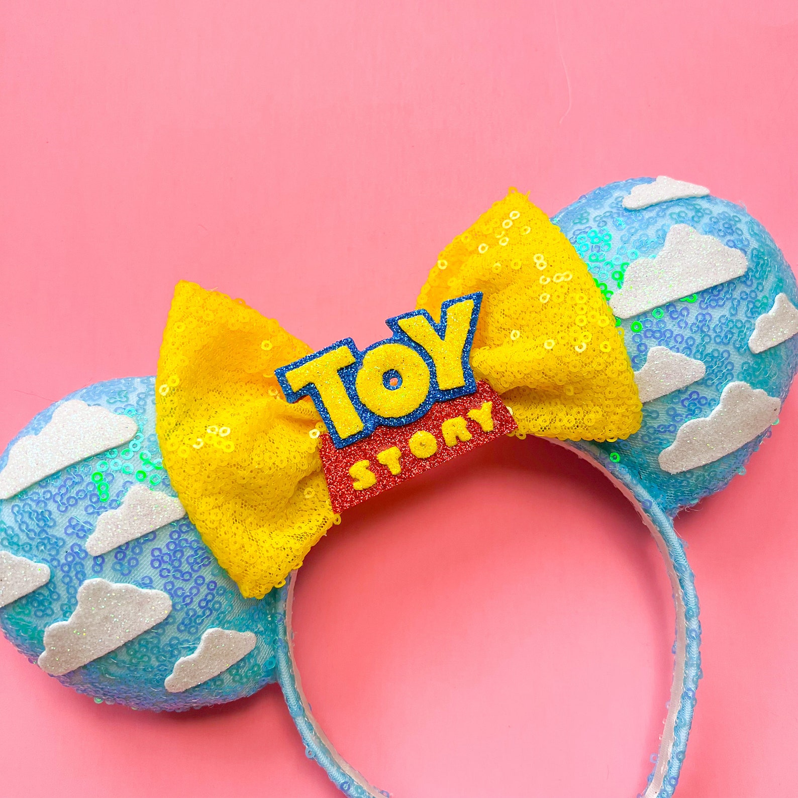 Toy Story Cloud Wallpaper DISNEY Inspired Sequin Mouse Ears - Etsy