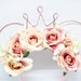 Pink Floral Wire Disney Ears - Etsy