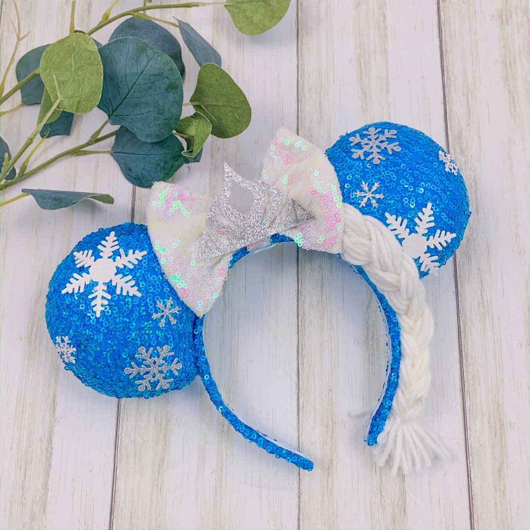 Frozen Inspired Elsa Mickey Mouse Ears - Etsy