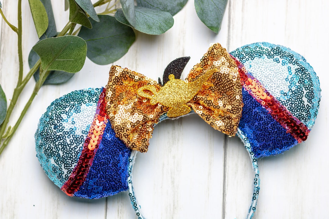 Genie Inspired Aladdin Mickey Mouse Ears - Etsy