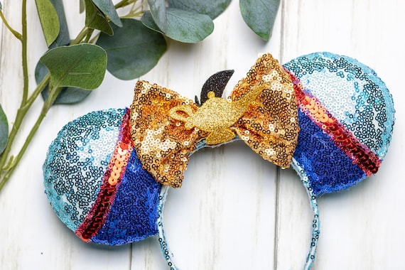 Genie Inspired Aladdin Mickey Mouse Ears - Etsy