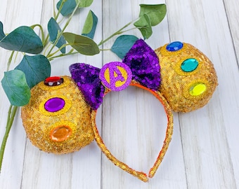 Infinity Gauntlet Thanos Ears Gauntlet Mickey Ears Infinity - Etsy