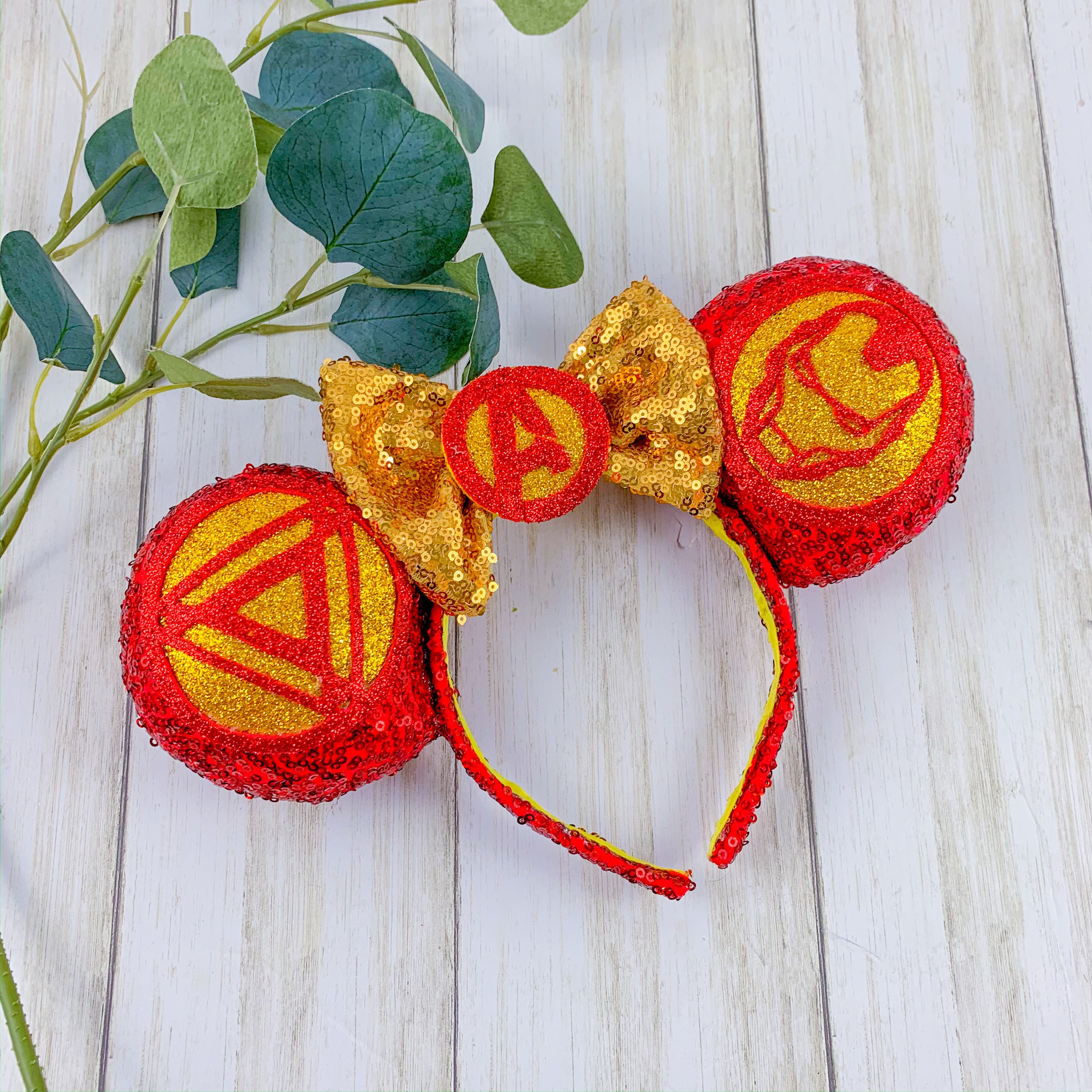 Iron Man Inspired Mouse Ears - Etsy