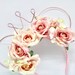 Pink Floral Wire Disney Ears - Etsy