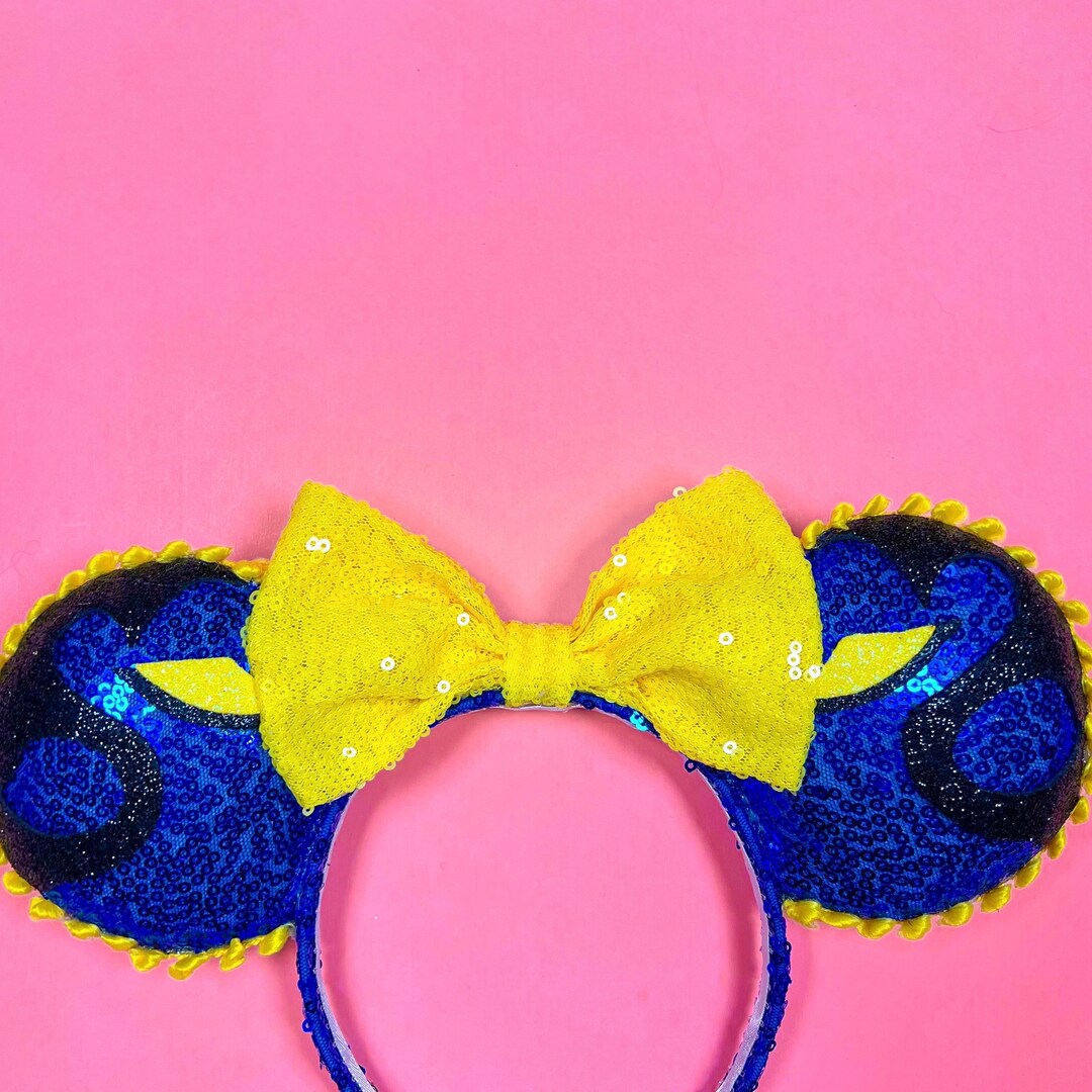 Finding Nemo Dory Pixar Themed Fish Sequin Mouse Ears - Etsy
