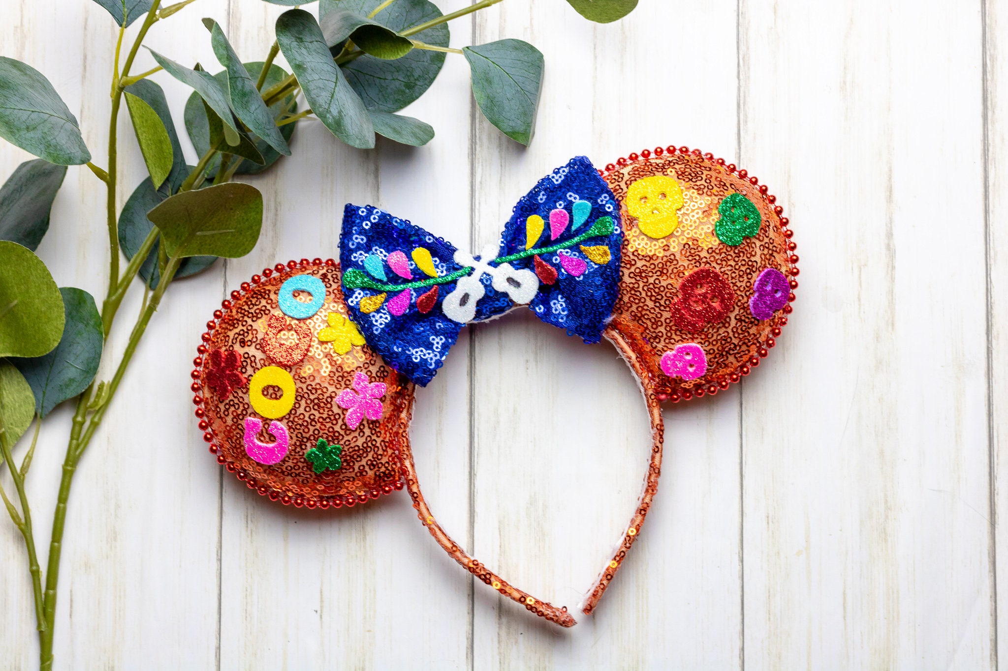 Coco Inspired Mickey Mouse Ears - Etsy