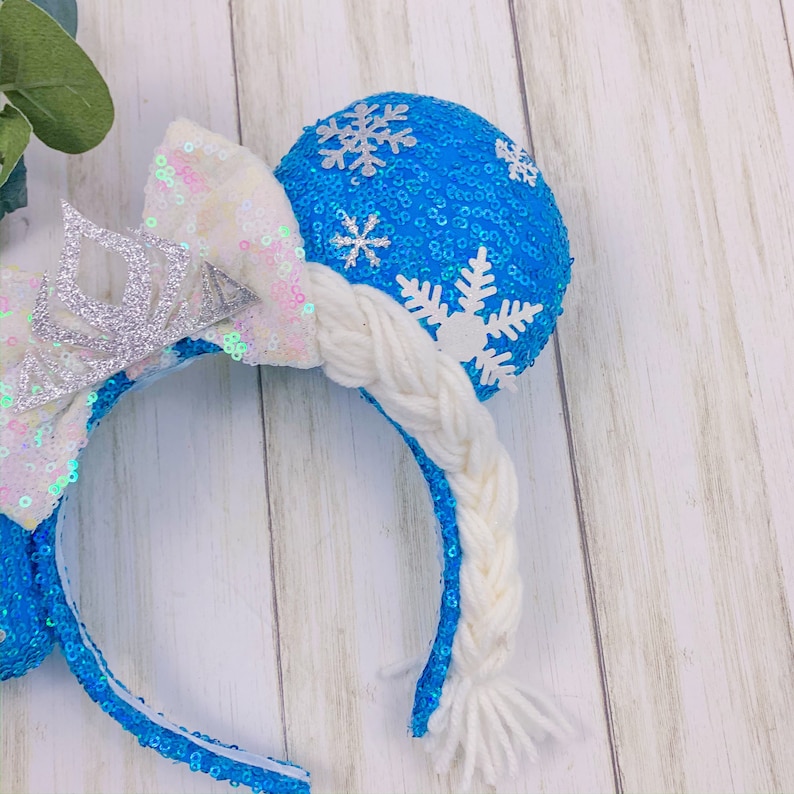 Frozen Inspired Elsa Mickey Mouse Ears | Etsy