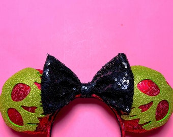 Poison Apple Ears, Snow White Ears, Villain Mouse Ears, Evil Queen Ears ...