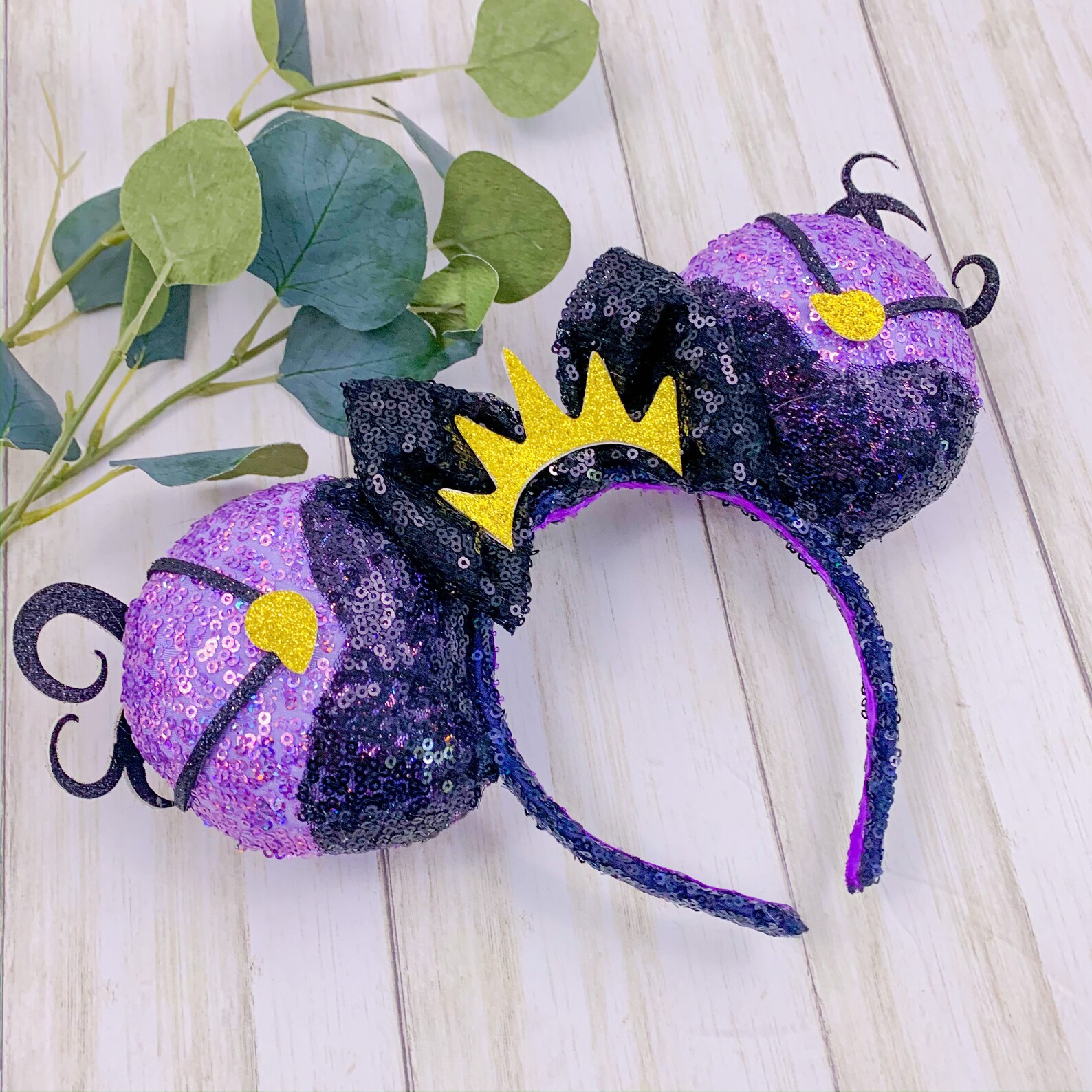 Ursula Inspired Minnie Mouse Ears - Etsy