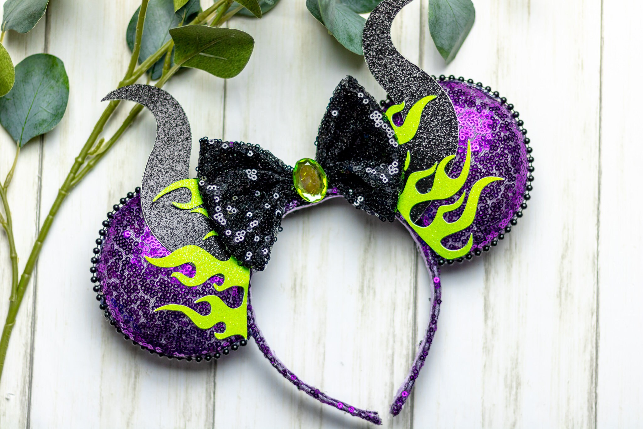 Maleficent Inspired Mouse Ears - Etsy