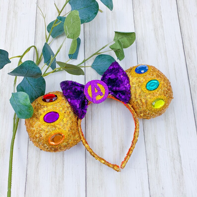 Avengers Infinity Gauntlet Inspired Thanos Mouse ears | Etsy