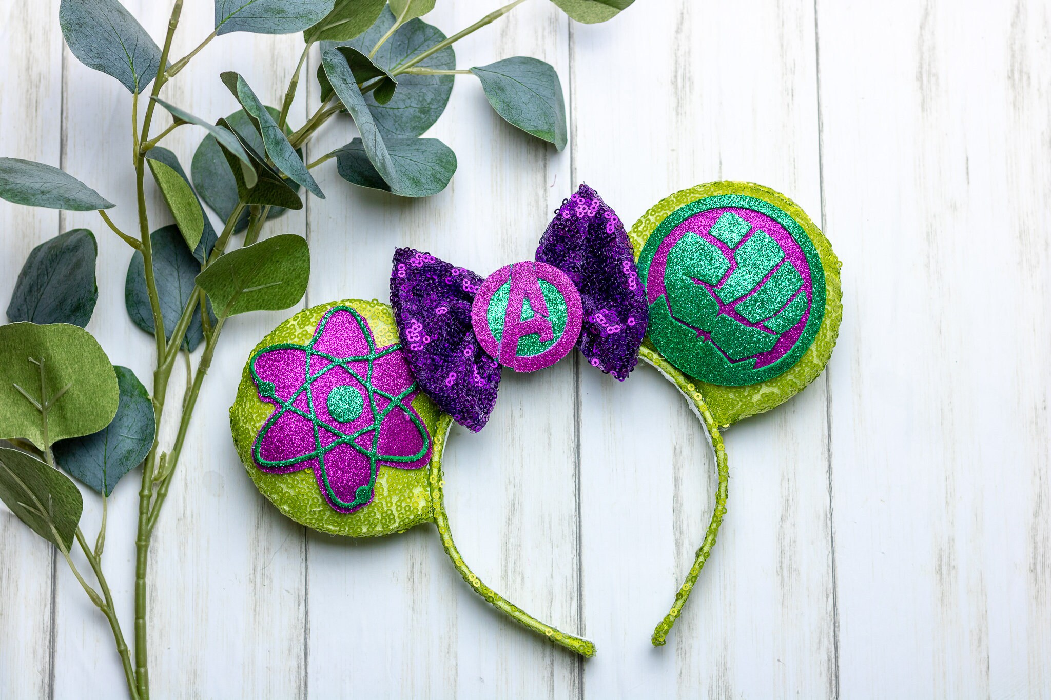 Hulk Inspired Avengers Mickey Mouse Ears - Etsy Canada