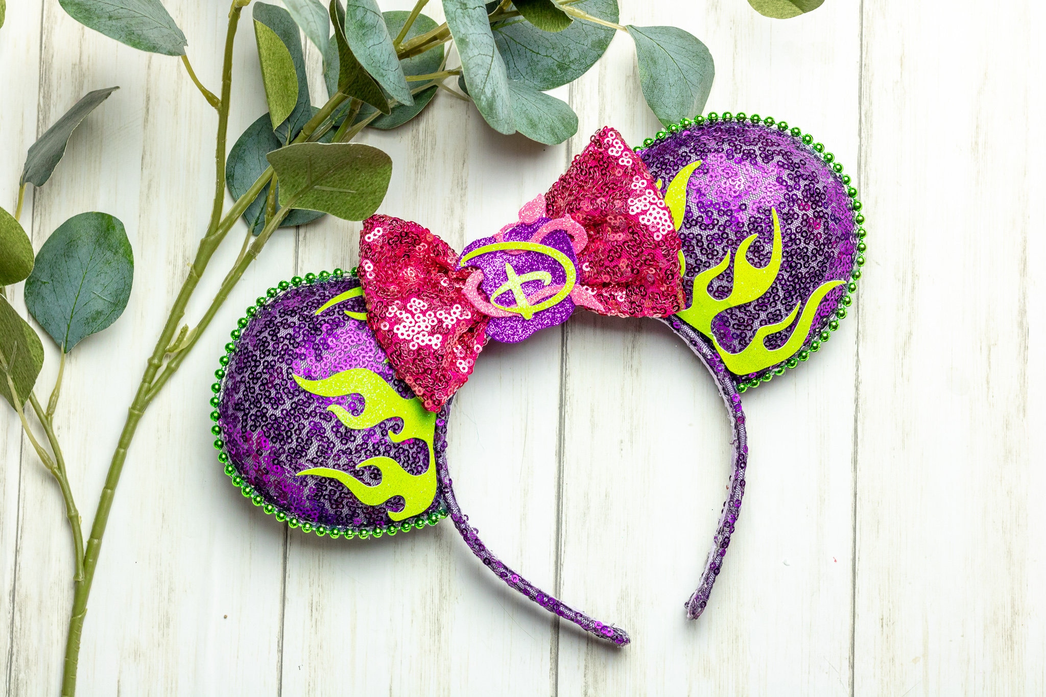 Descendants Inspired Mal Disney Mouse Ears - Etsy