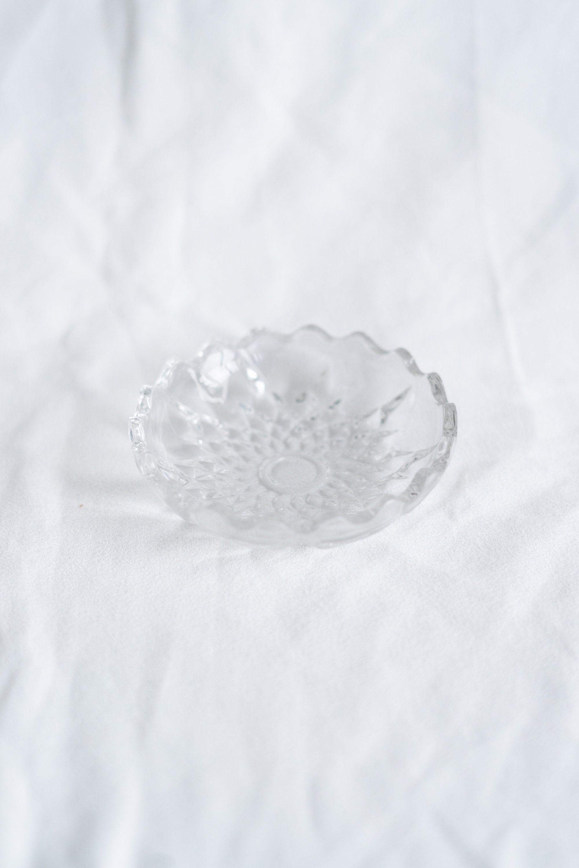 Vintage Glass Ring Holder, Small Jewelry Dish - Etsy