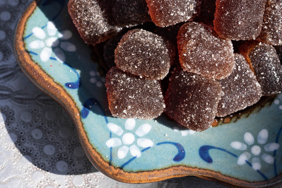 Organic Sweet Mint Tea Pâte De Fruit vegan Gummies Small Batch Natural ...