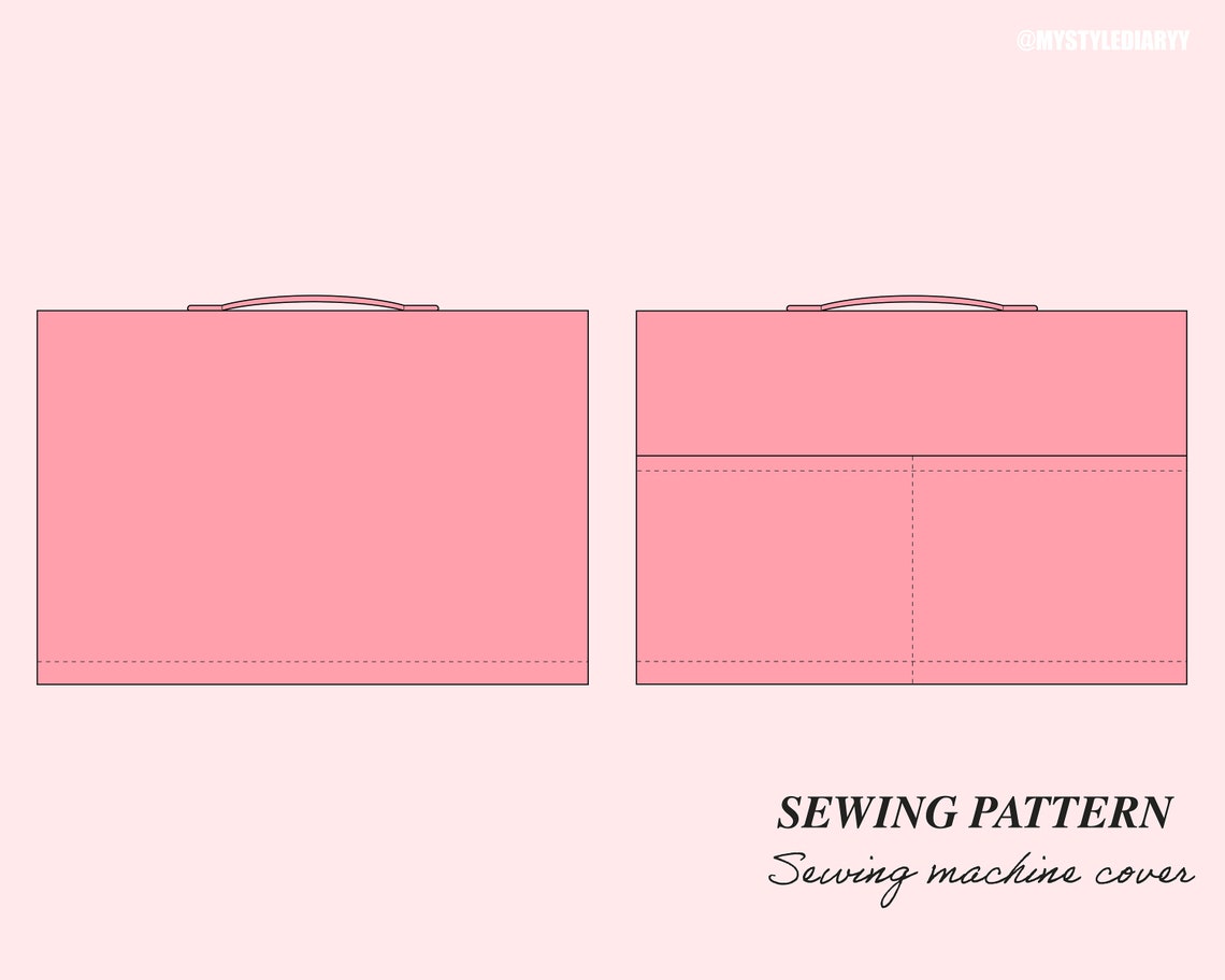 Sewing Machine Cover Pattern PDF Sewing Pattern Dust Cover - Etsy