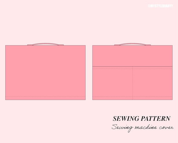 Sewing Machine Cover Pattern PDF Sewing Pattern Dust Cover - Etsy