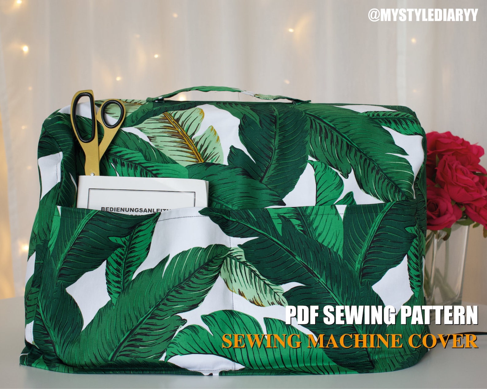 Sewing Machine Cover Pattern PDF Sewing Pattern Dust Cover - Etsy