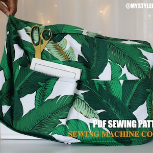 Sewing Machine Cover Pattern| PDF Sewing Pattern | Dust Cover With ...