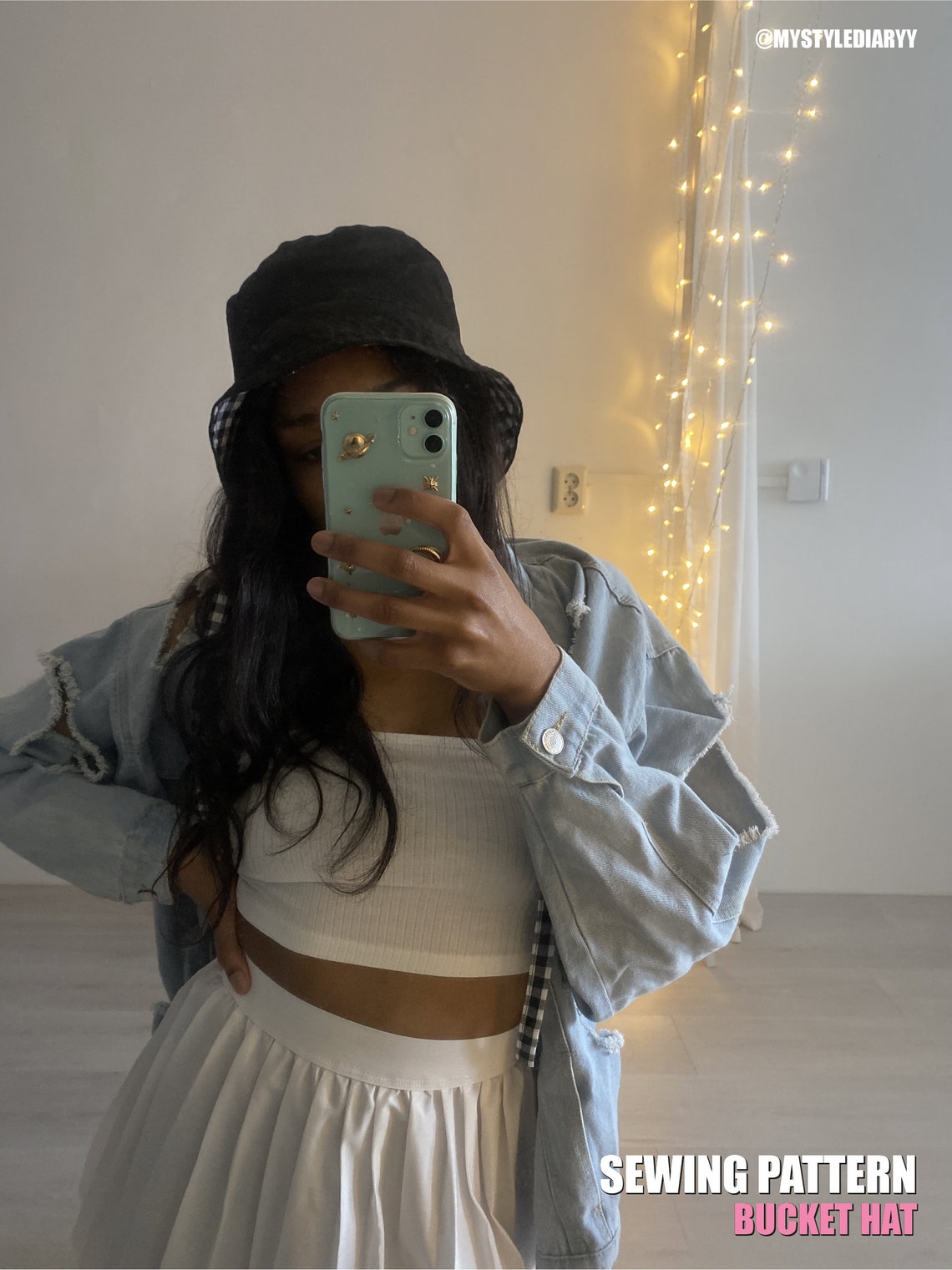 Reversible Bucket Hat Pattern for Women Digital PDF Sewing - Etsy