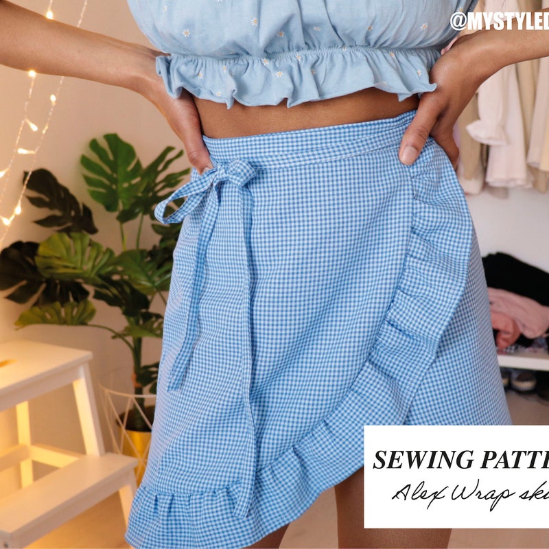 Ruffle Skirt Pattern - Etsy